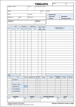 prokom - Barnevern - Timeliste støtteperson, tilsynsperson, avlaster mv ...