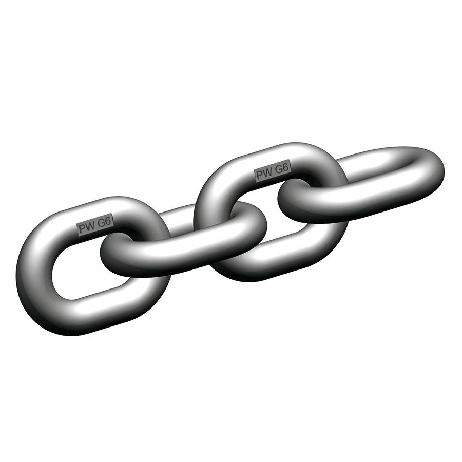 Transportutstyr - Rustfritt - Rustfri Kjetting WOX 16-6 - 6,3t