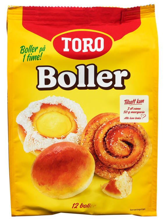 Hveteboller Mix 600g Toro - Vaffel og kakemiks - Kantinemat AS