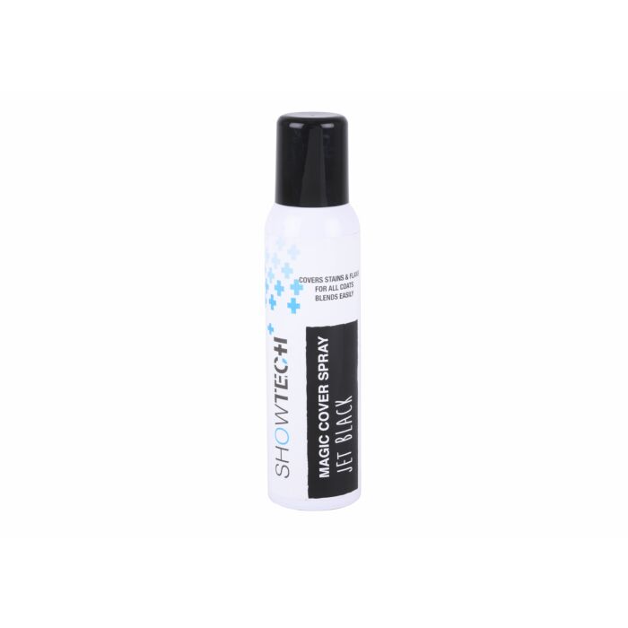 Show Tech+ Jet Black Magic Cover Spray 125ml - Show Tech - Gresshoppa Aktiv