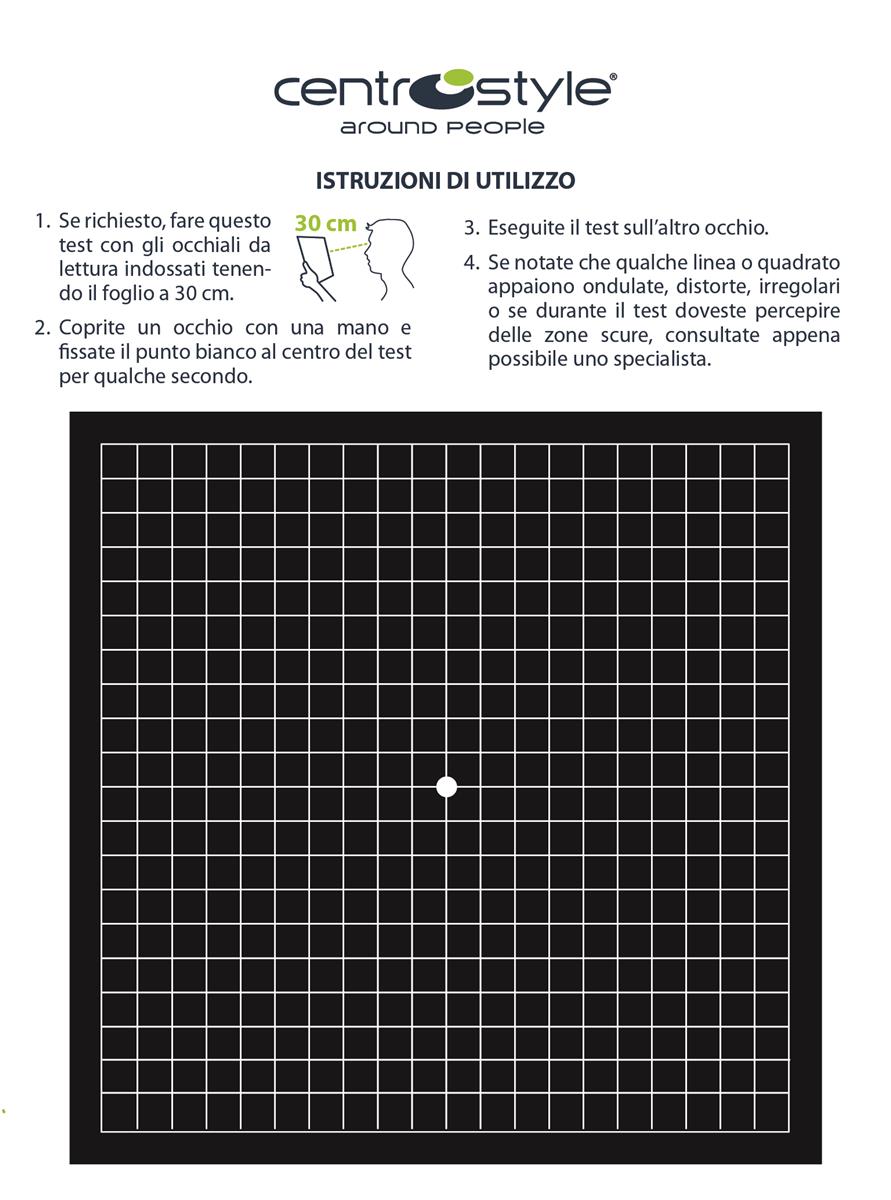 08409 Centrostyle Amsler test - Synstest - ba-optikk