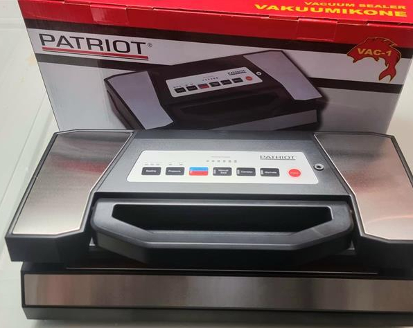 Patriot VAC-1 vacuum machine,double seam and double pump - Jakttilbehør ...