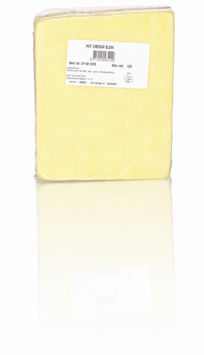 Carl Evensen Eftf - Ost import - UTSOLGT CHEDDAR GUL BLOKK CA 2,5 KG ...